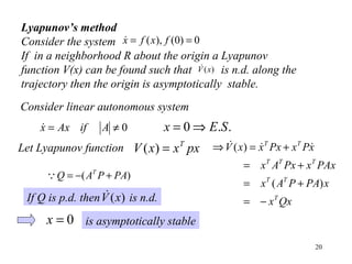 Lyapunov stability | PPT