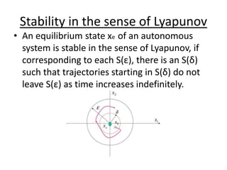 Lyapunov stability analysis | PPTX