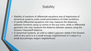 Lyapunov theory | PPTX | Physics | Science