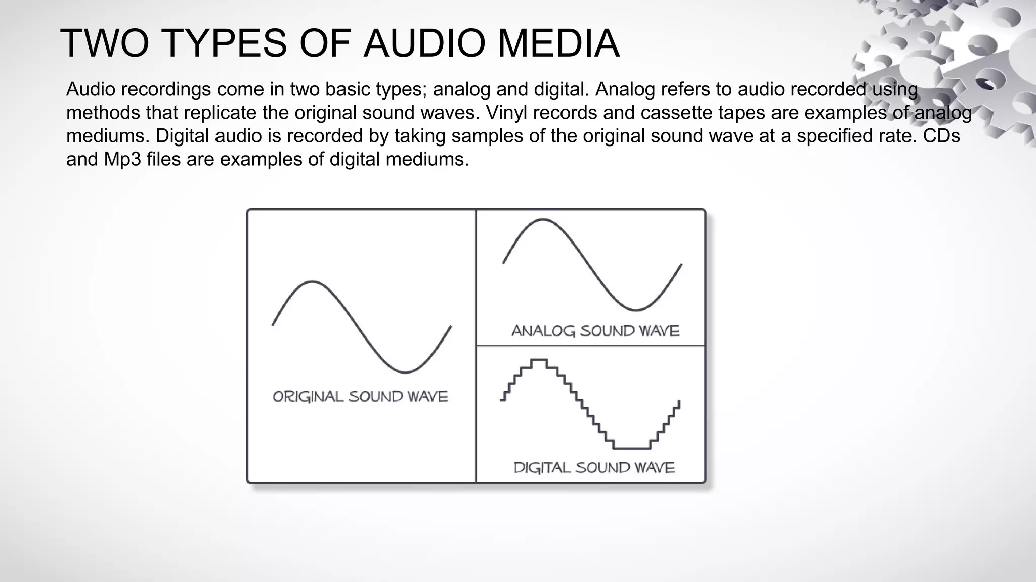 Audio Media and information | PPT