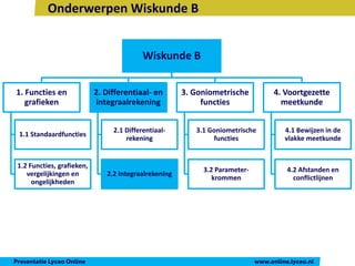 Lyceo Wiskunde B Hoofdstuk 2 2 Integraalrekening | PDF