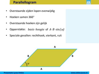 Lyceo Wiskunde B Hoofdstuk 4 1 Vlakke Meetkunde | PDF