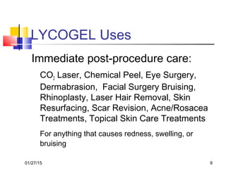 Lycogel mini training ppt | PPT