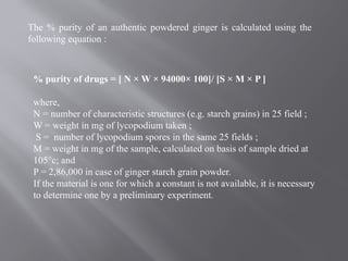 Lycopodium Spore Method ppt, meaning.pptx