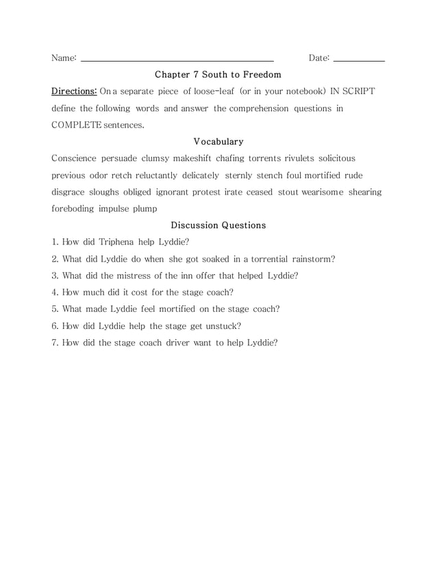 Lyddie chapter 1 7559f | PDF