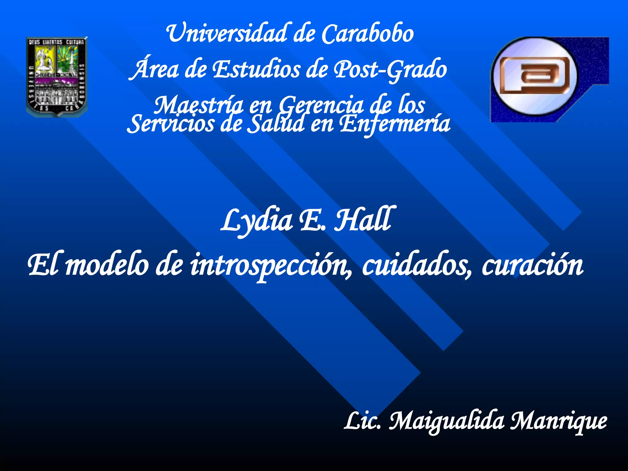 Lydia E. Hall | PPT