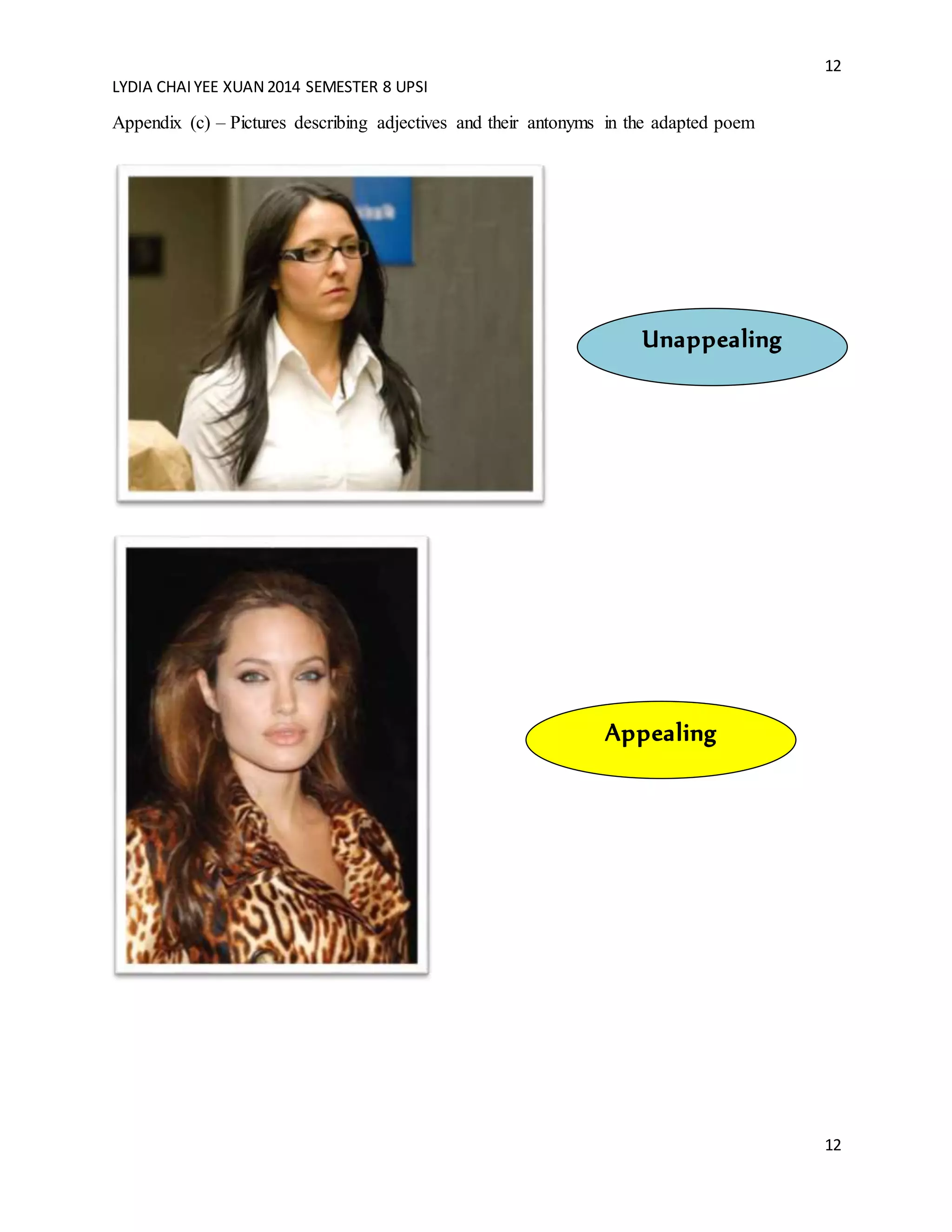 Lydia chai yee xuan individual report | DOCX