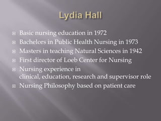 Lydia Hall Quotes