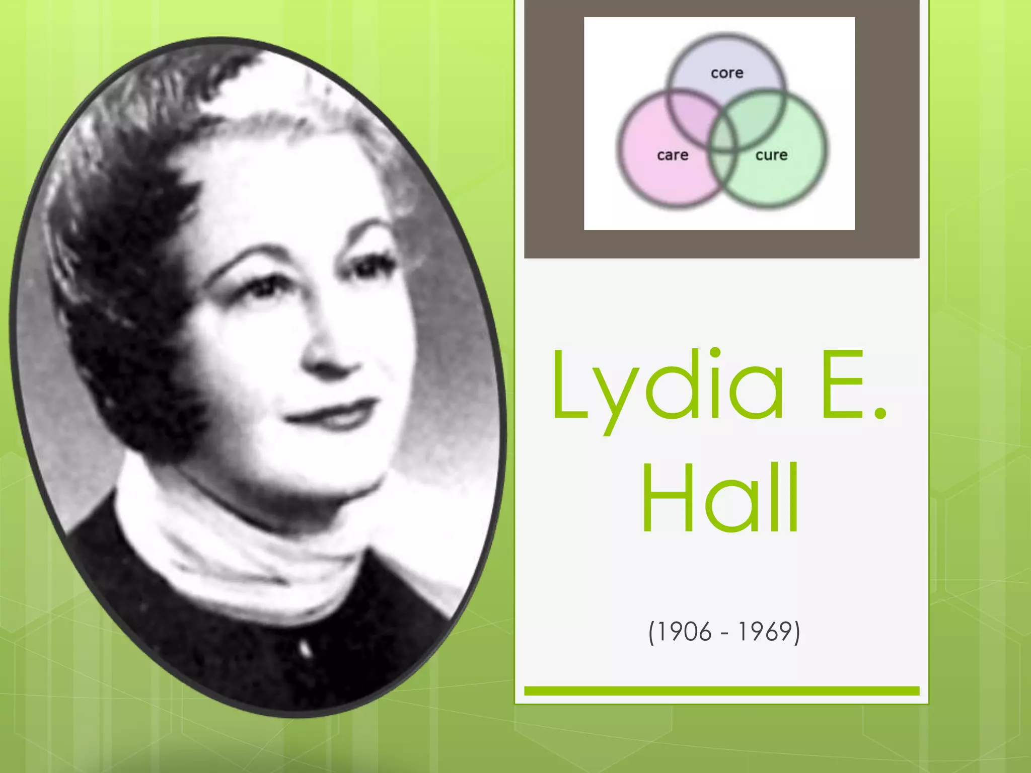 Lydia E. Hall | PPTX