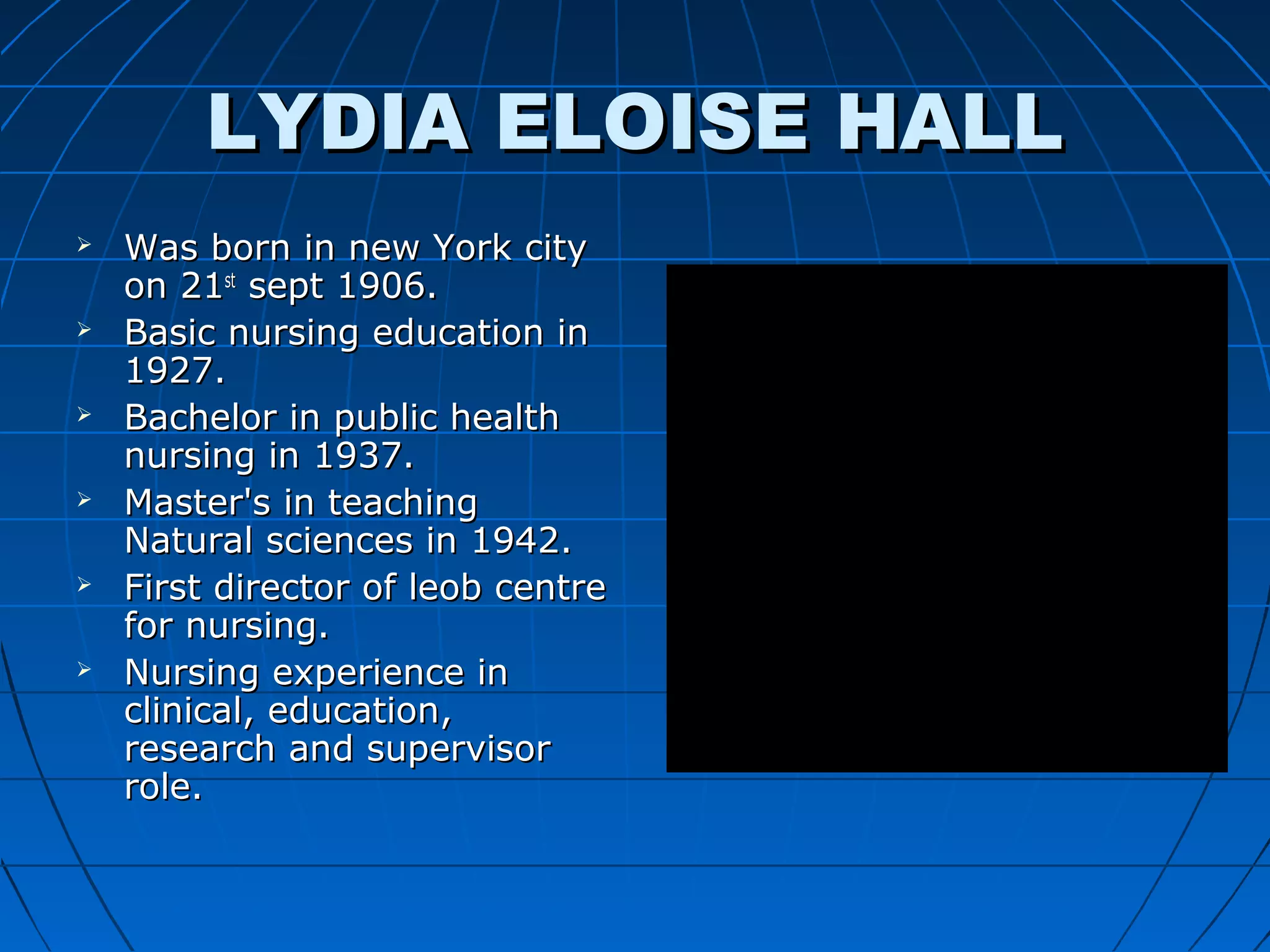 Lydia hall (core, care & cure) nursing theory | PPS