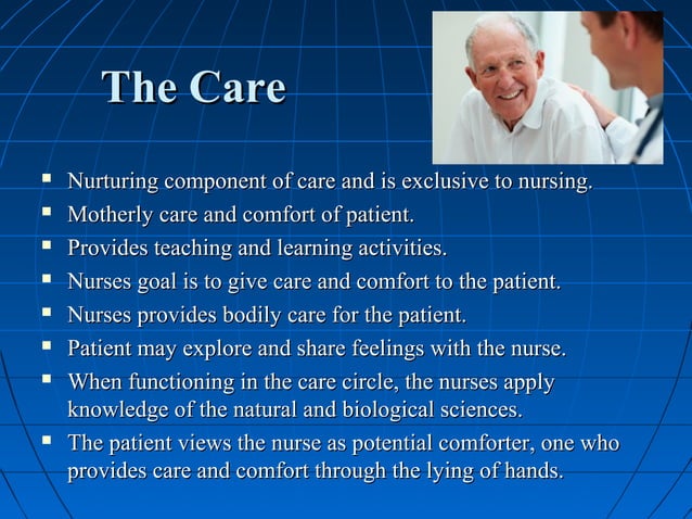 Lydia hall (core, care & cure) nursing theory | PPS