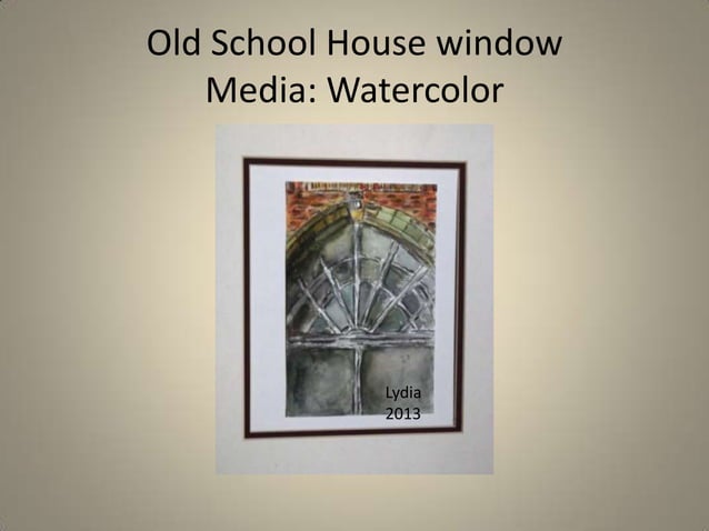 Lydia J gates Visual Arts Portfolio | PPT