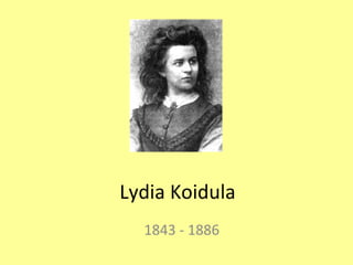 Lydia Koidula | PPT