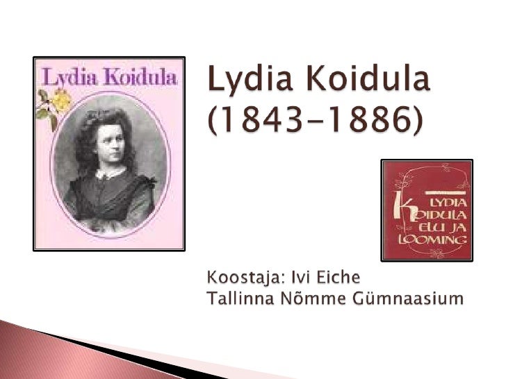 Lydia Koidula Wikipedia