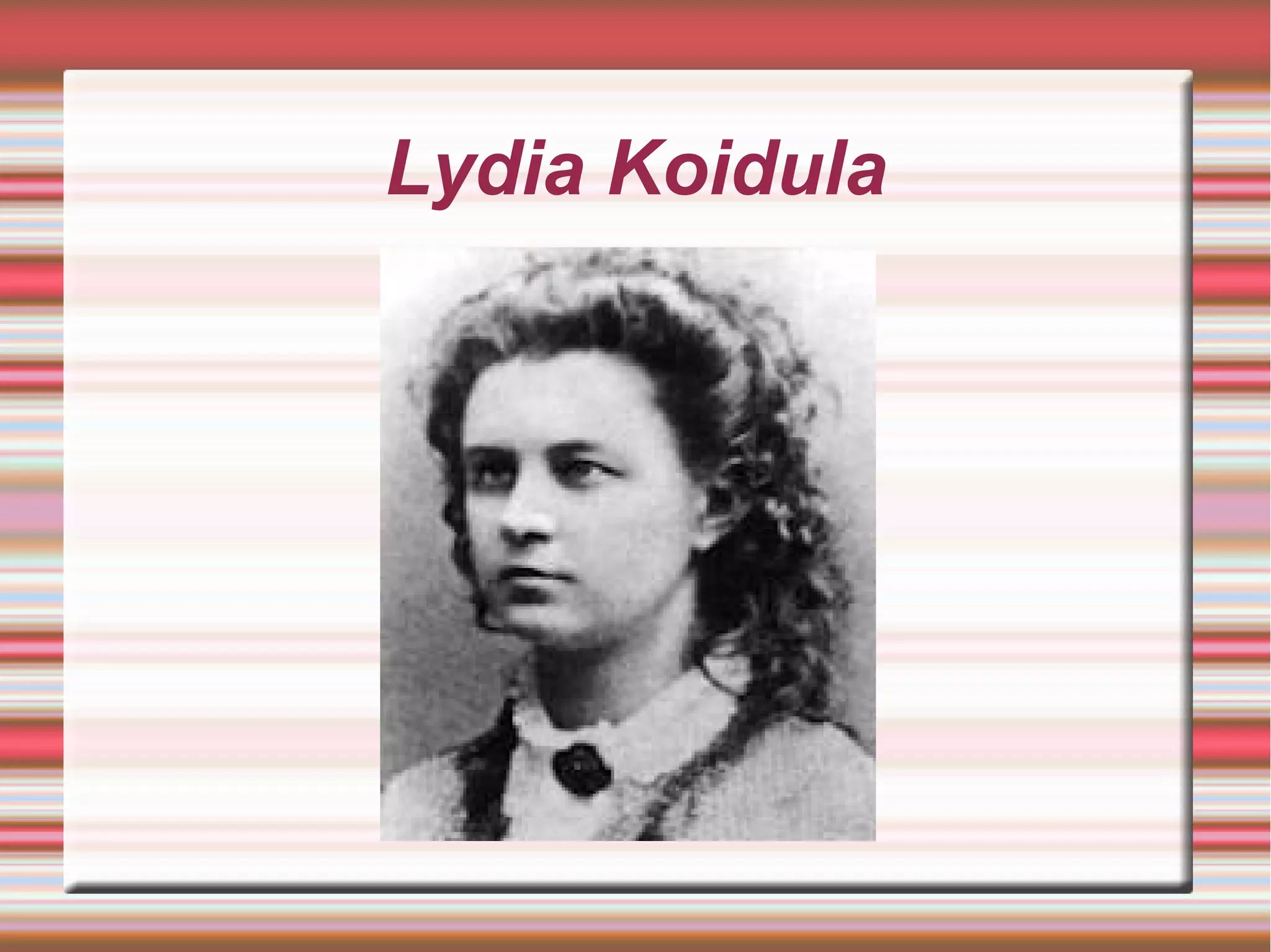 Lydia Koidula | ODP