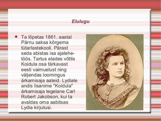 Lydia Koidula Wikipedia
