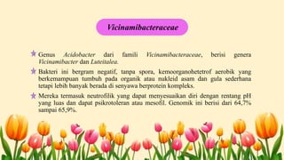 PPT Diversitas Acidobacter [Biologi] | PPTX