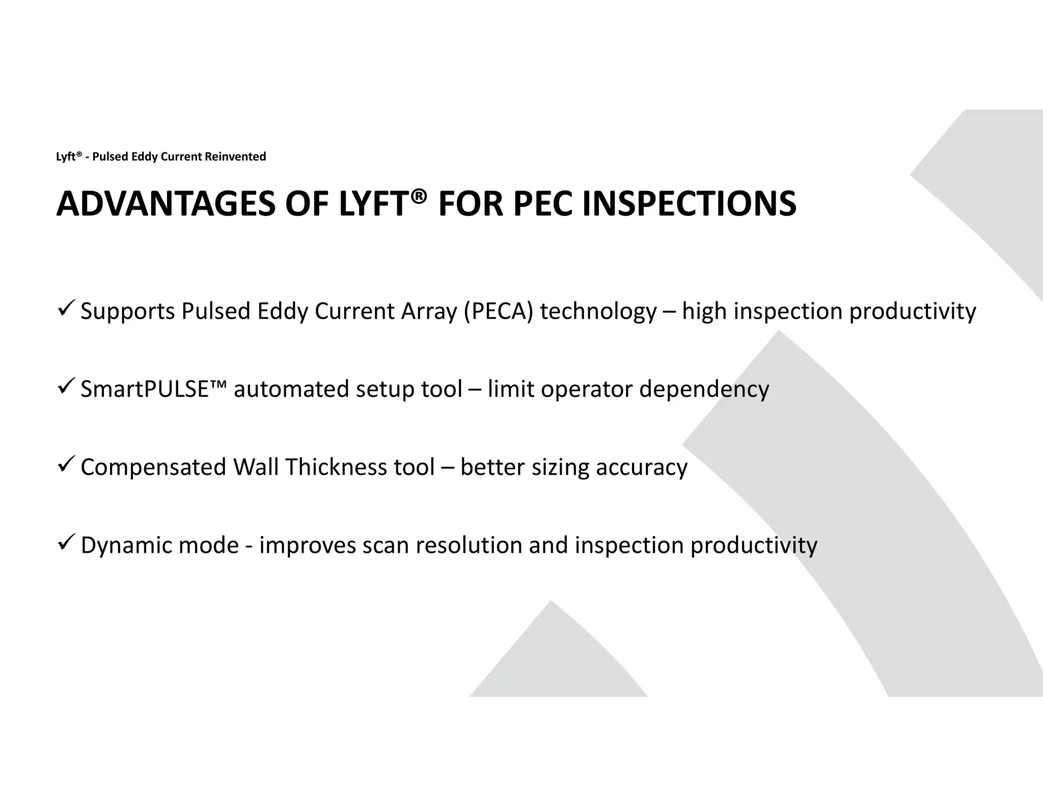 Lyft- Pulsed Eddy Current for corossion mapping | PDF