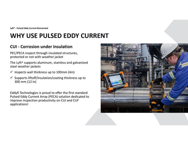 Lyft- Pulsed Eddy Current for corossion mapping | PPT