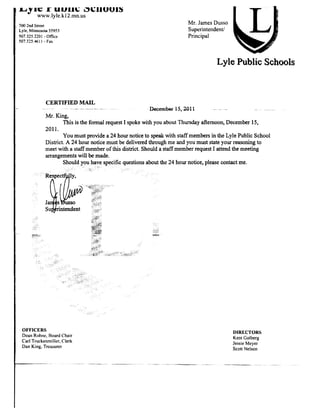 Lyle letters | PDF