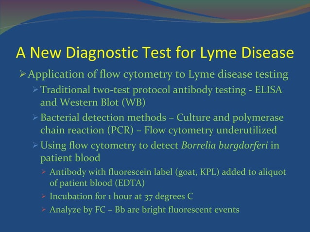 Lyme disease-antigen-test-flow-cytometry | PPT | Infectious Diseases ...