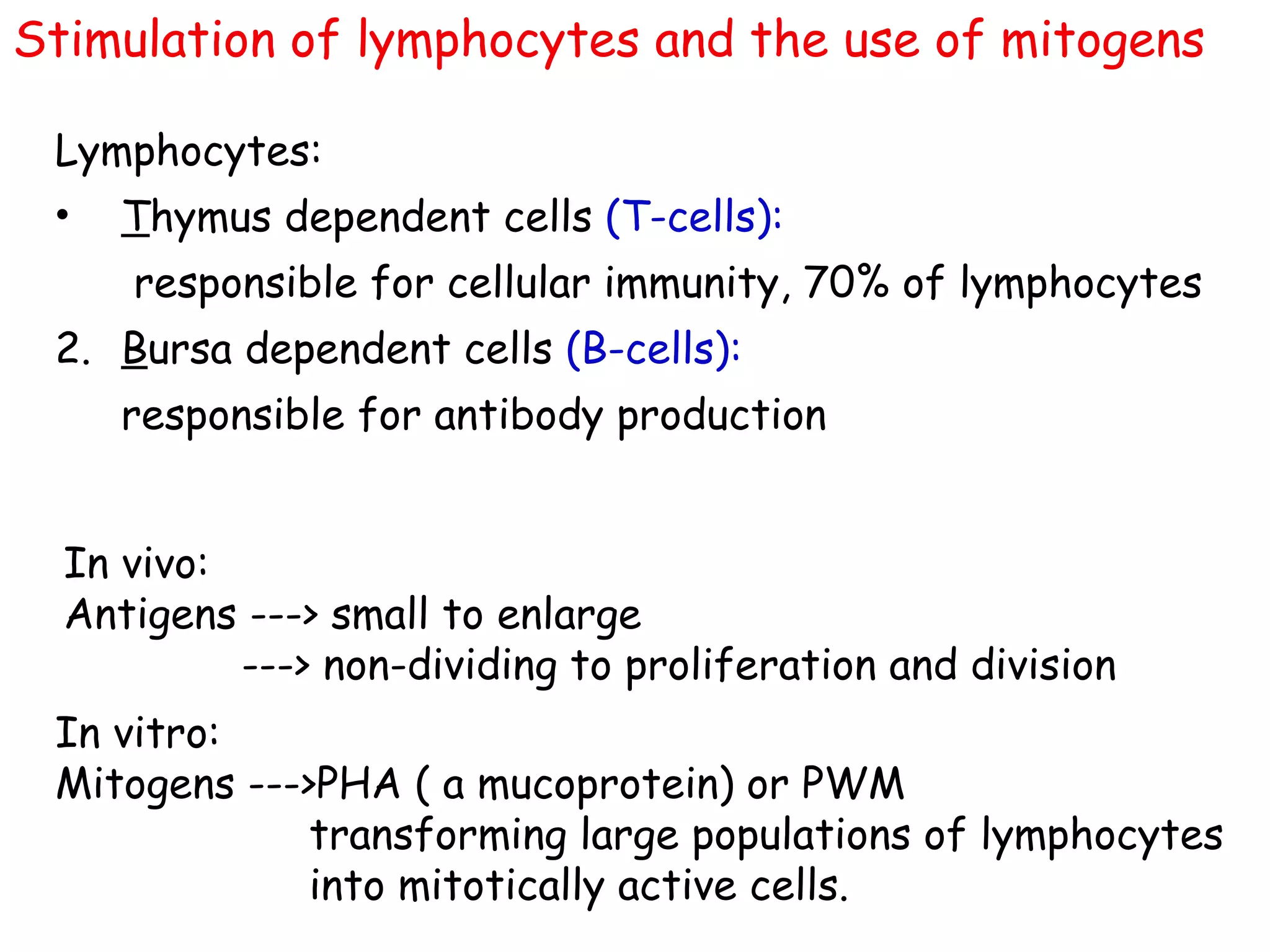 Standard Lymphocyte Culture | PPT