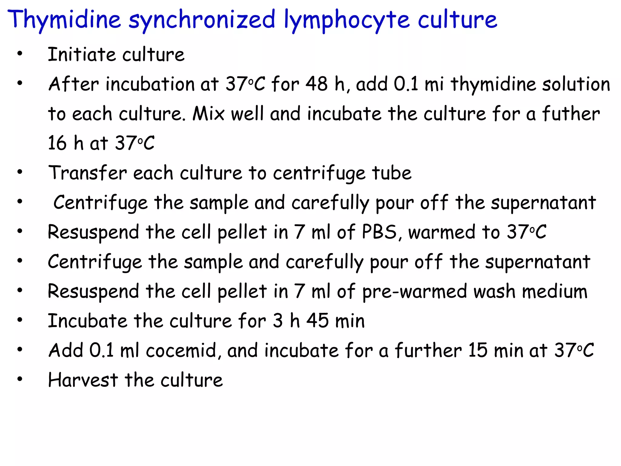 Standard Lymphocyte Culture | PPT