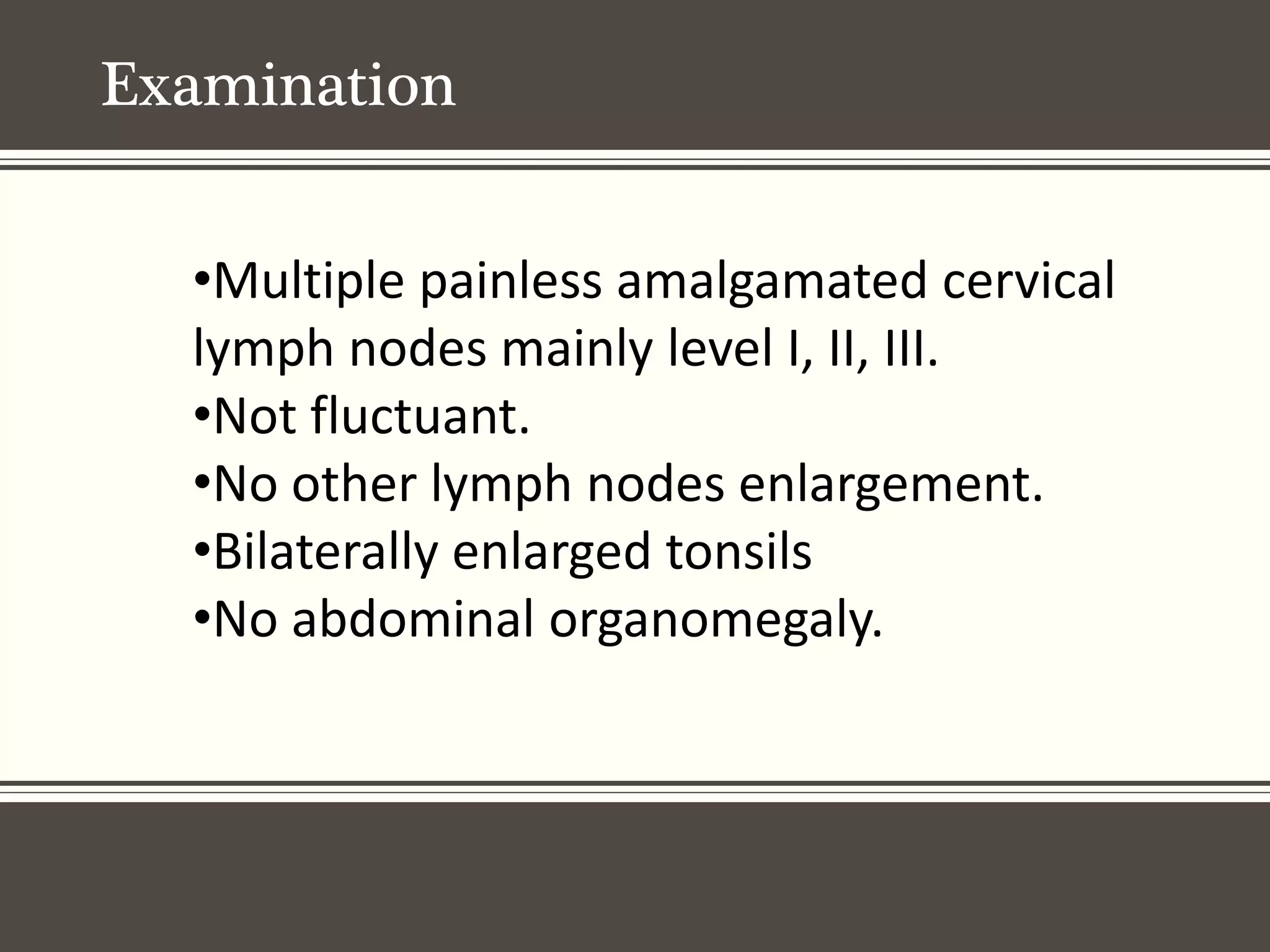 Cervical Lymphadenopathy in Pediatrics | PPTX
