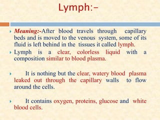 Lymphatic system | PPT