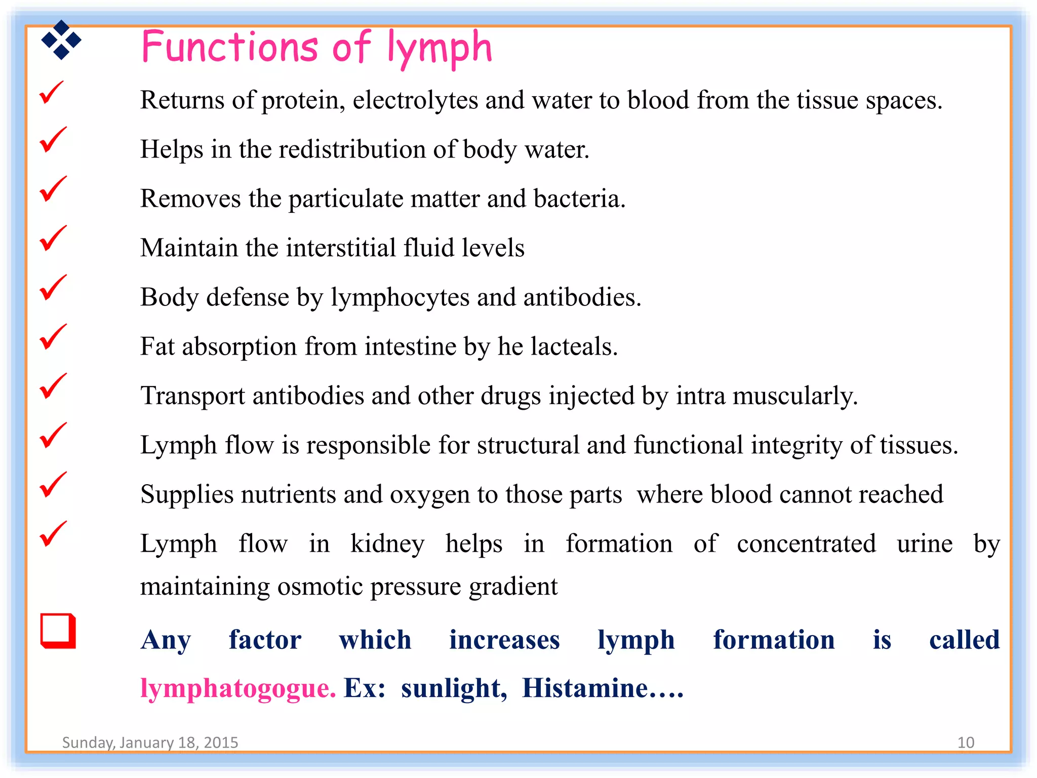 Lymphatic System and its Organs | PPTX