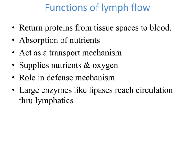 Lymph definition ,formation and factors affecting lymph flow including ...