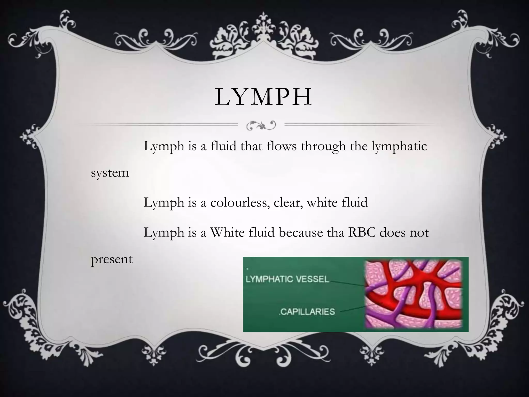 Lymph Lymph Circulation Function Lymph Notes Ppt