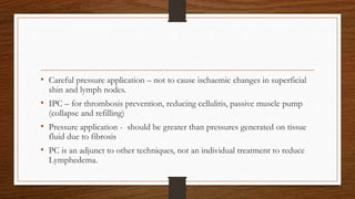 Lymphadema and pneumatic conmpressions | PPTX