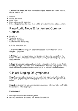 Lymphadenectomy Notes Lymphatics Lymph Vessels And Lymphoma | PDF