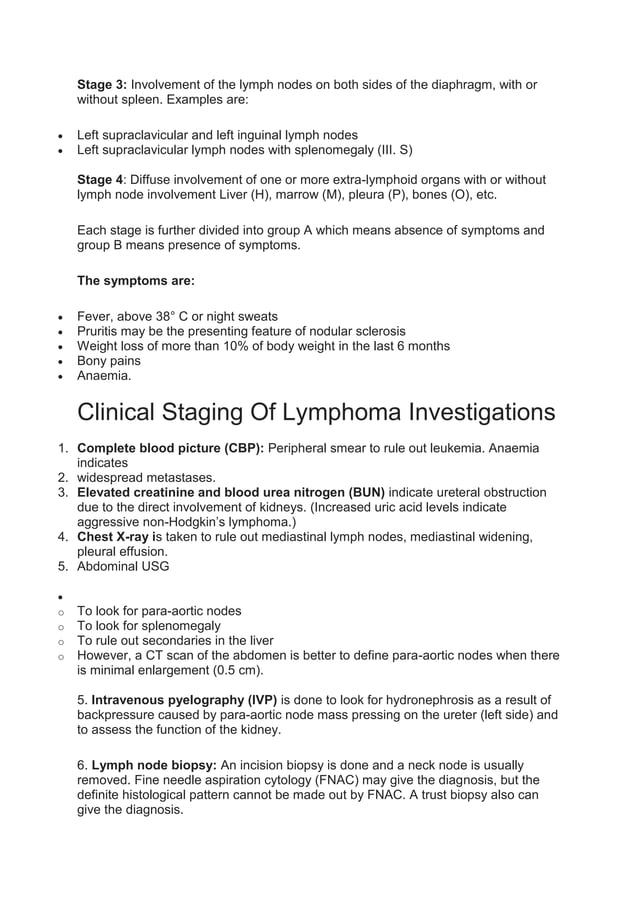 Lymphadenectomy Notes Lymphatics Lymph Vessels And Lymphoma | PDF