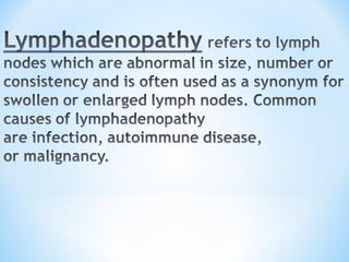 Lymphadenopathy | PPT