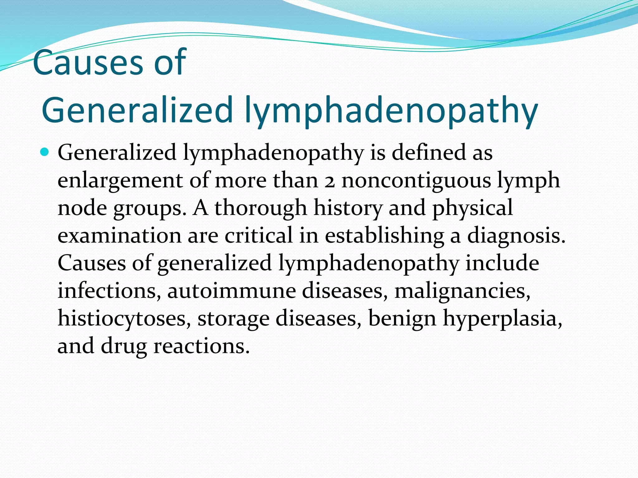 Lymphadenopathy | PPTX
