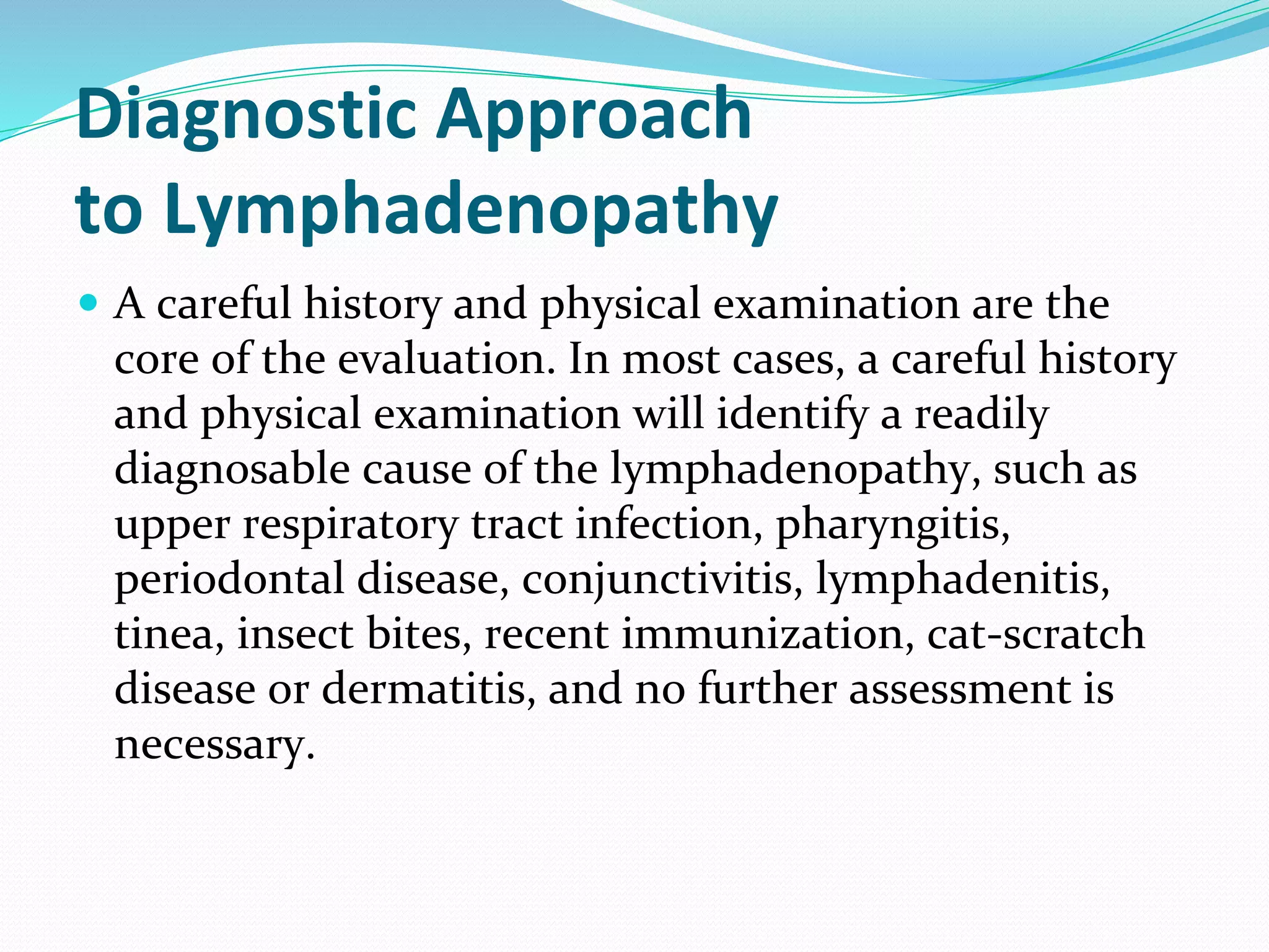 Lymphadenopathy | PPTX