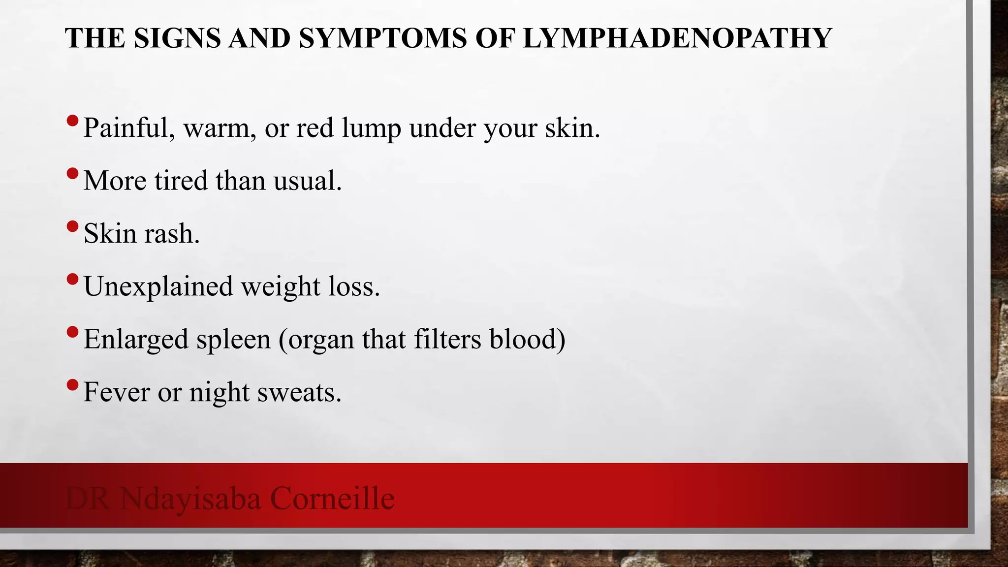Lymphadenopathy | PPTX