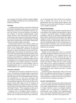 Lymphadenopathy in general | PDF