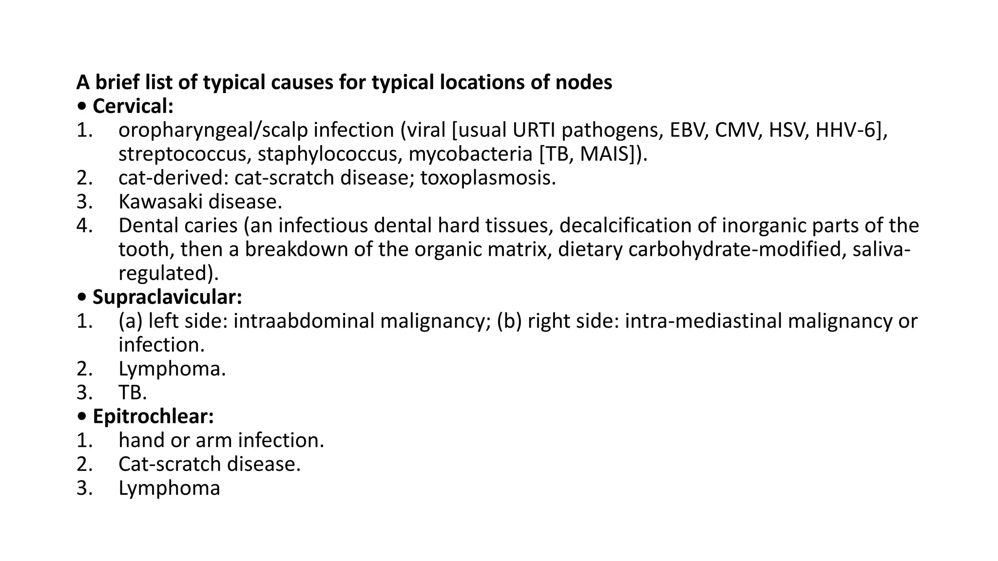 Lymphadenopathy | PPTX | Ear, Nose and Throat Conditions | Diseases and ...