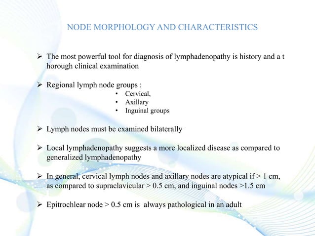 Lymphadenopathy Clinical Significancepptx