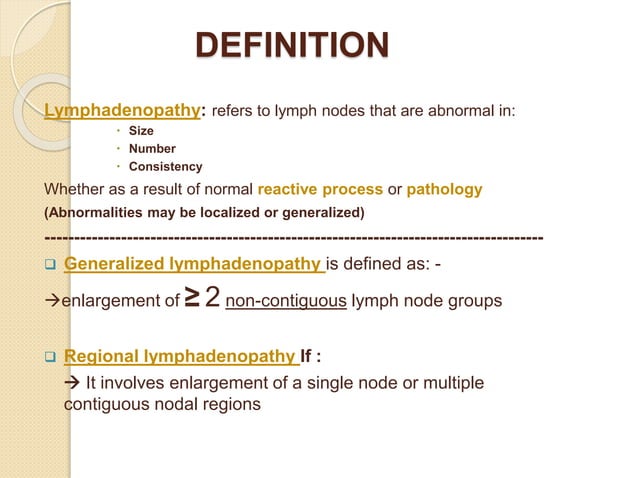 Lymphadenopathy approach | PPTX | Cancer | Diseases and Conditions