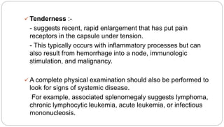 Lymphadenopathy dr bikal | PPTX