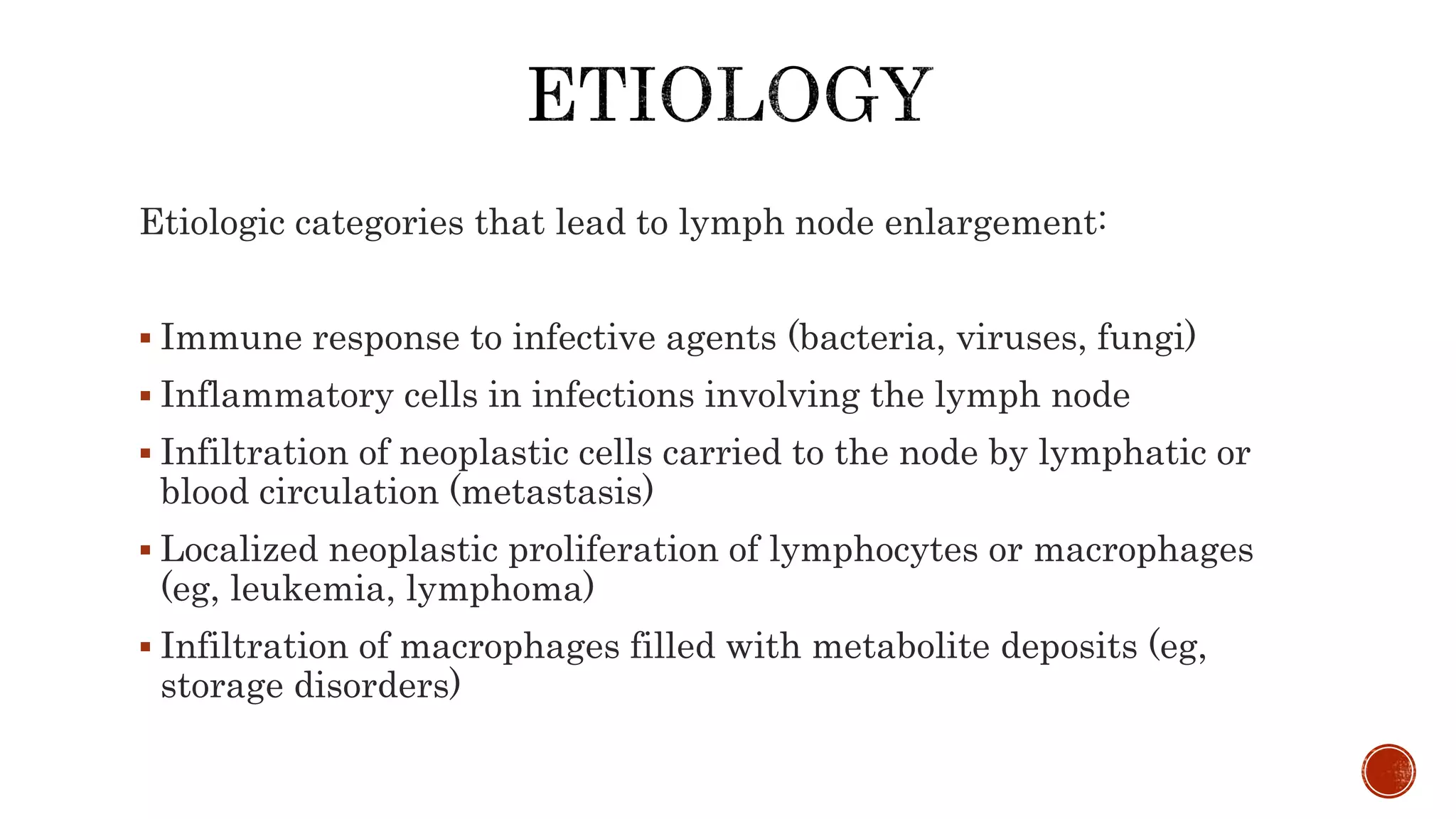 Lymphadenopathy in children | PPTX