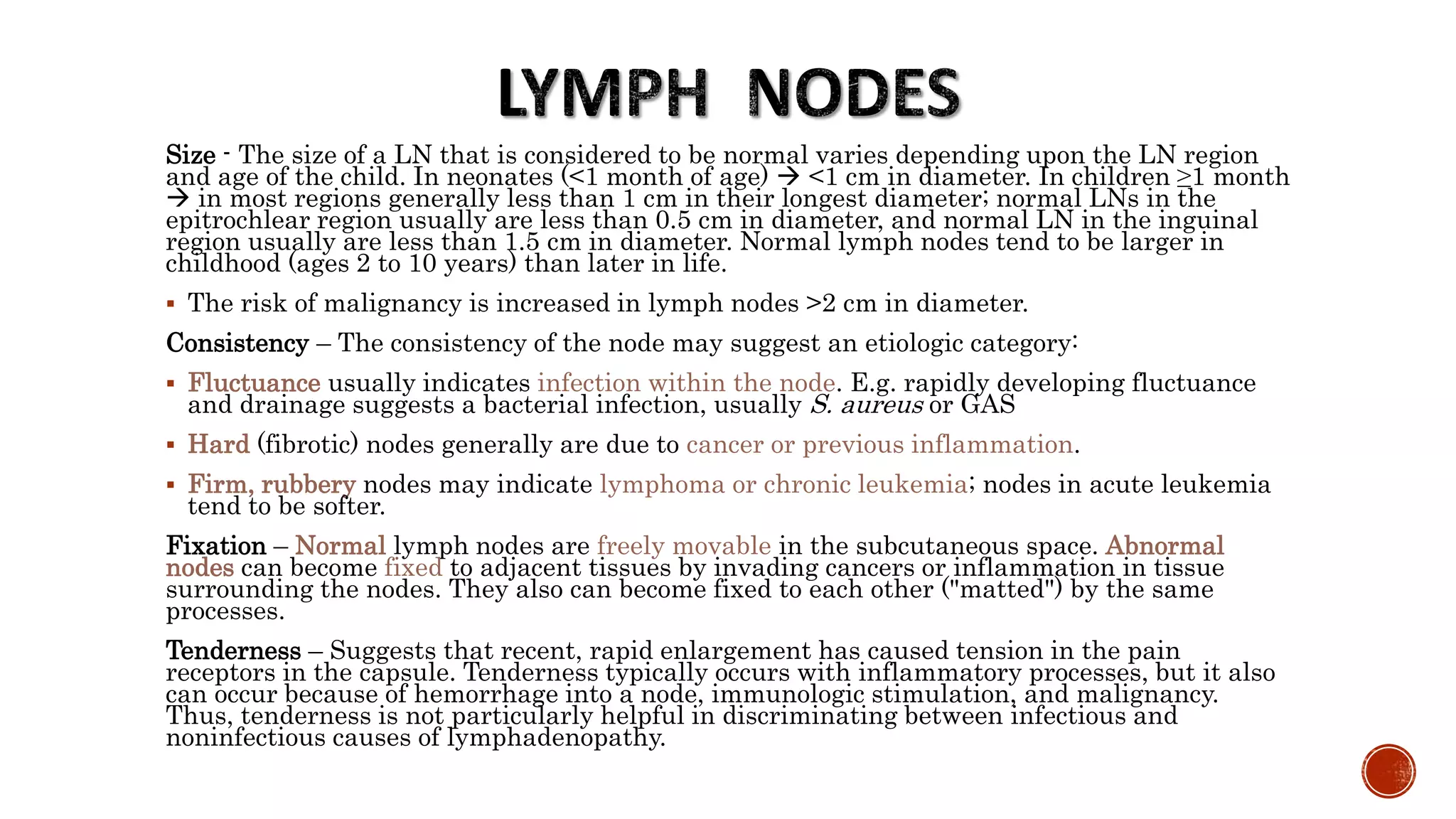 Lymphadenopathy in children | PPTX