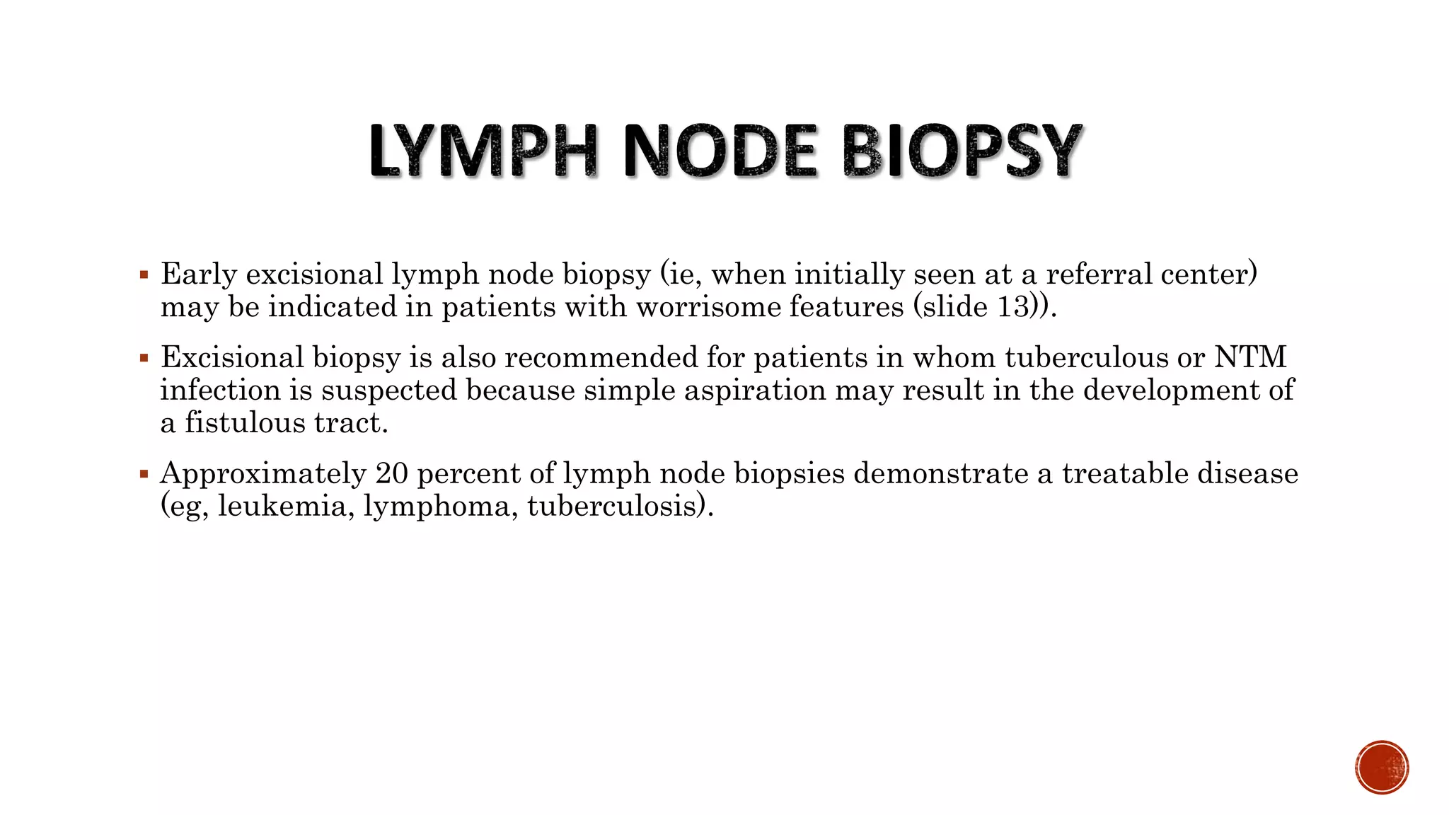Lymphadenopathy in children | PPTX
