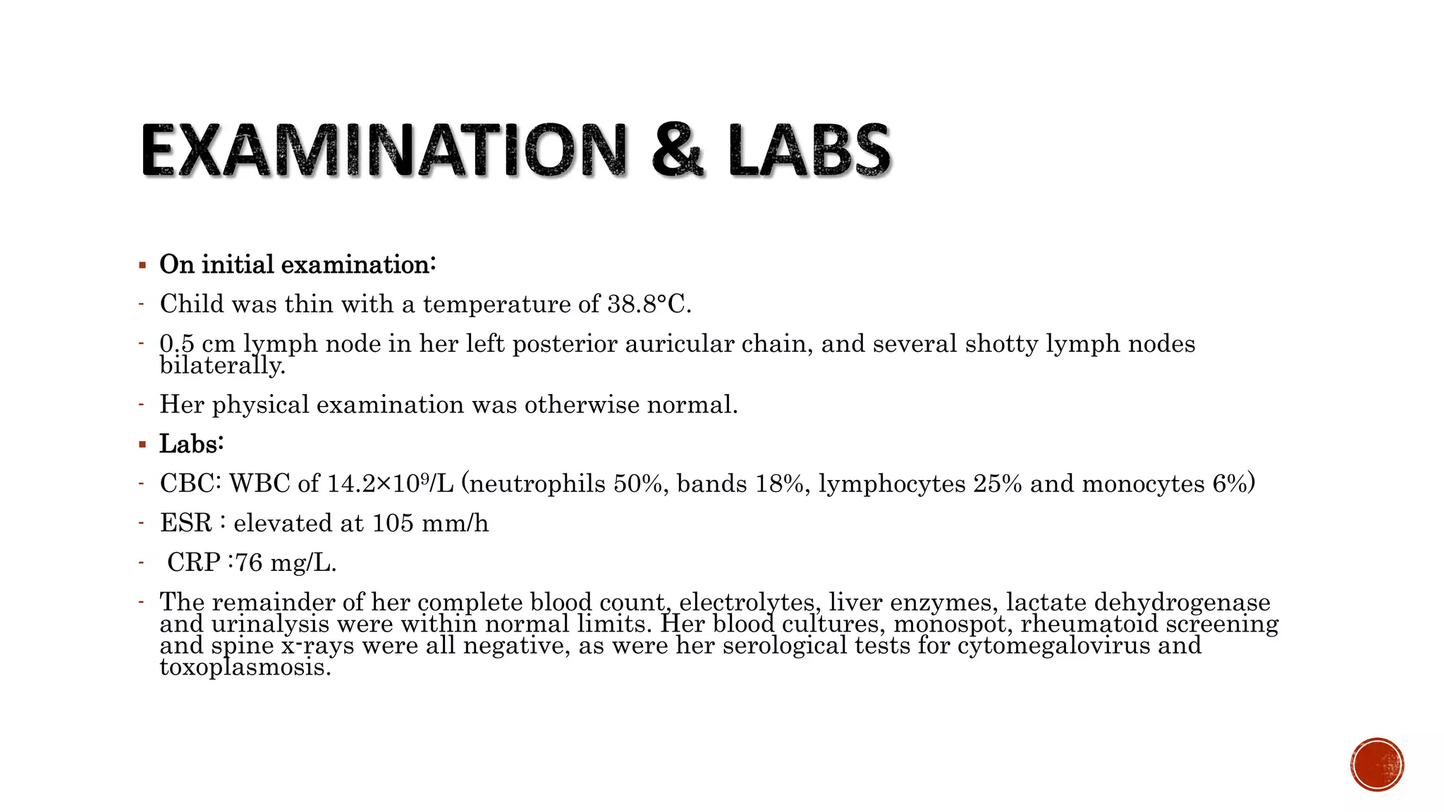 Lymphadenopathy in children | PPTX