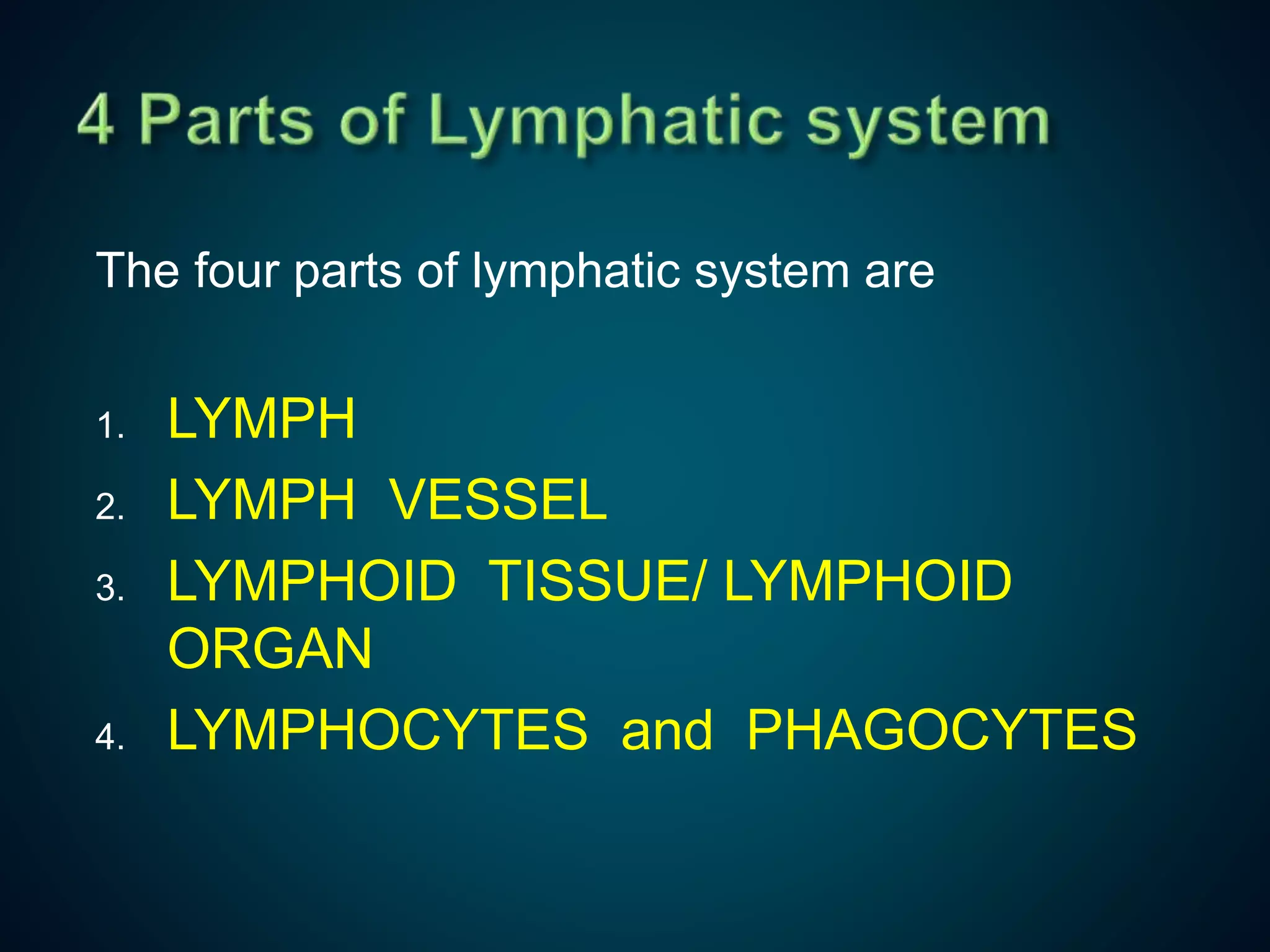 Lymph and lymphatic system | PPTX