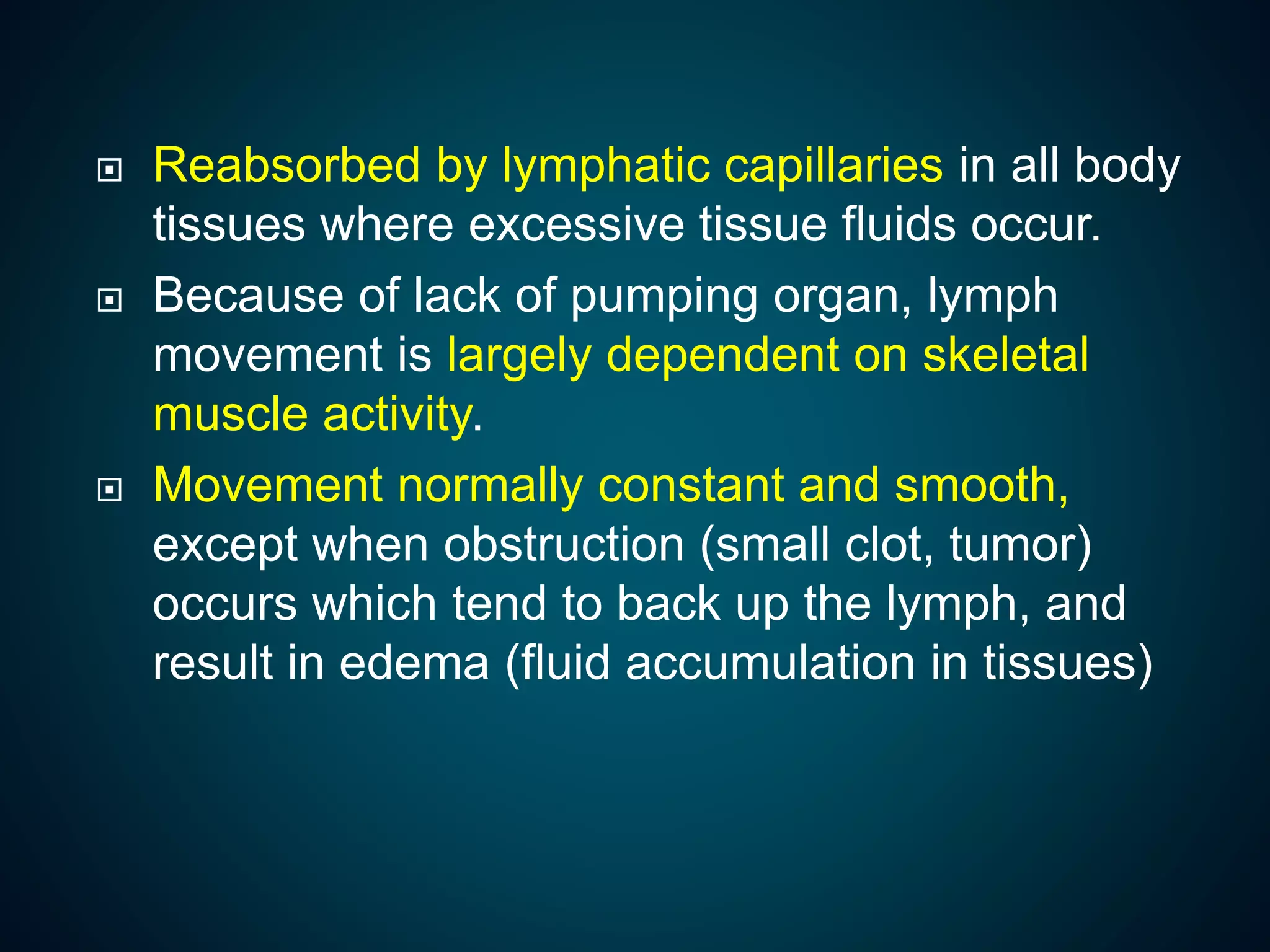 Lymph and lymphatic system | PPTX